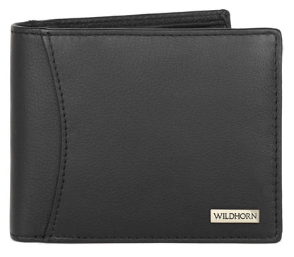 CHARLES RFID Protected Leather Wallet for Men – WILDHORN