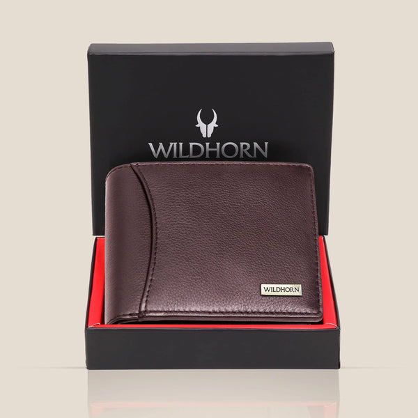 CHARLES RFID Protected Leather Wallet for Men – WILDHORN
