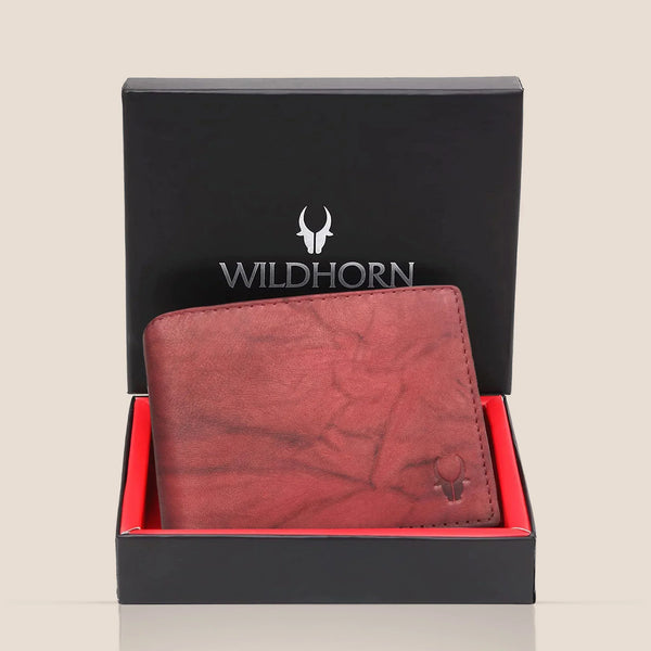 SANDRO RFID Protected Leather Wallet for Men – WILDHORN
